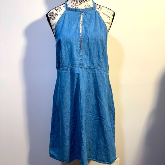 ASOS | Dresses | Vintage Asos Blue Halter Sundress Midi | Poshmark